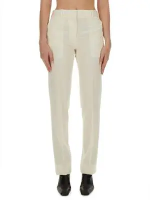 JIL SANDER Wool Tailored Pants - Multicolor