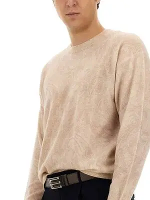 Etro Wool Jersey Sweater - Cream