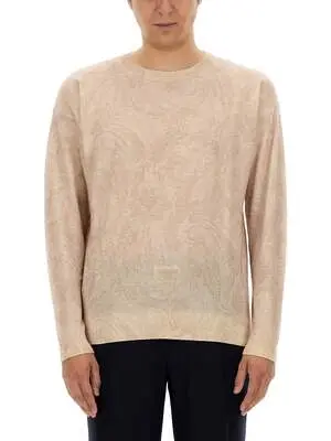 Etro ETRO Wool Jersey Sweater Cream