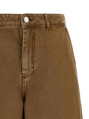 AMI Paris Garment-dyed Denim Bermuda Shorts