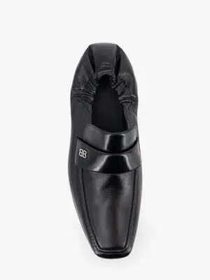 Balenciaga Palermo Bb Leather Loafers