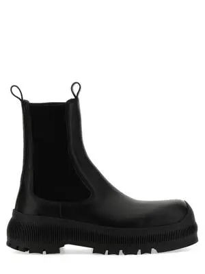 JIL SANDER Chelsea Boots - Black