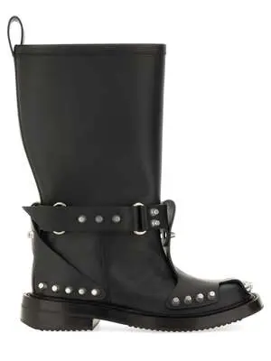 Alexander Wang Dixon Leather Boots - Black