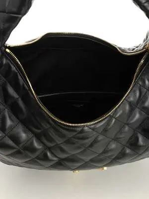 Saint Laurent Bo Icare Hobo" Lamb Bag - Black