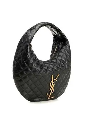 Saint Laurent Bo Icare Hobo" Lamb Bag - Black