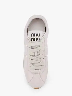 Miu Miu Leather Sneakers - Multicolor
