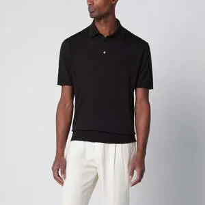 Zegna Dark Wool Polo