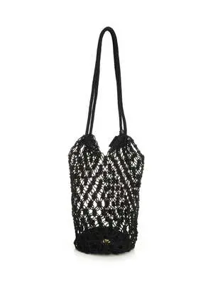 Saint Laurent Crochet Hobo Bag