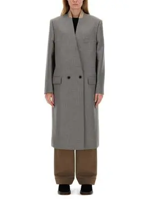 Moschino Wool Coat - Gray
