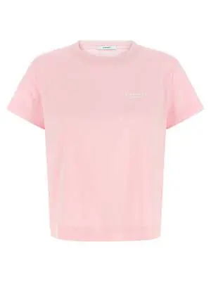 Givenchy Logo Stamp Cotton T-shirt - Pink