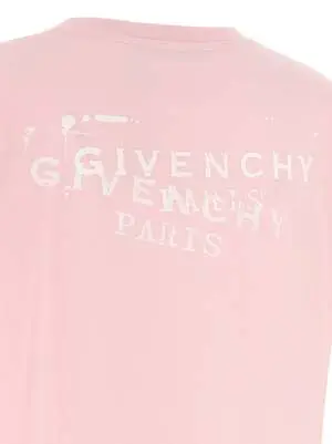 Givenchy Logo Stamp Cotton T-shirt