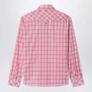 Versace Slim-fit Cotton Poplin Check Shirt