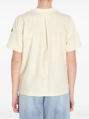 Moncler Logo Patch Cotton T-shirt
