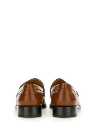 Rene Caovilla Embellished Leather Loafers