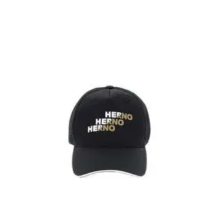 Herno Logo Baseball Cap - Black