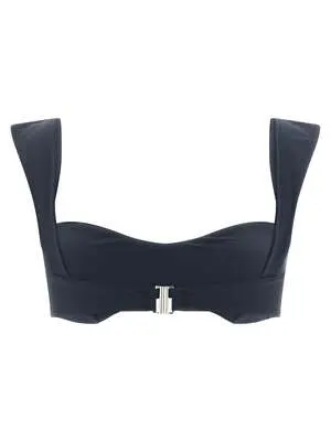 Magda Butrym Bikini Top - Gray
