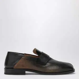 MAISON MARGIELA Tabi City Loafers In Laminated Suede