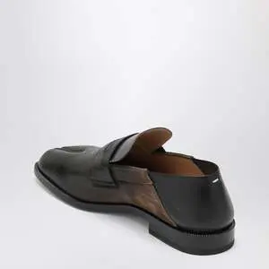 MAISON MARGIELA Tabi City Loafers In Laminated Suede