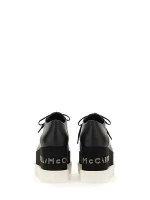 Stella McCartney Elyse Lace-up Platform Shoes - Black