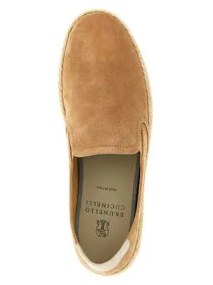 Brunello Cucinelli Suede Espadrilles