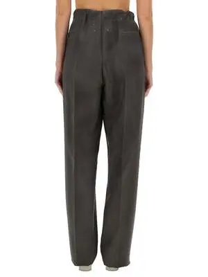 MAISON MARGIELA Wool And Mohair Blend Pants - Gray