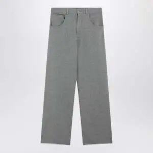 MAISON MARGIELA Cotton Trousers - Gray