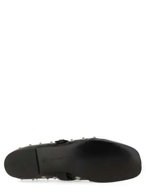 Stella McCartney Studded Mary Jane Flats - Black