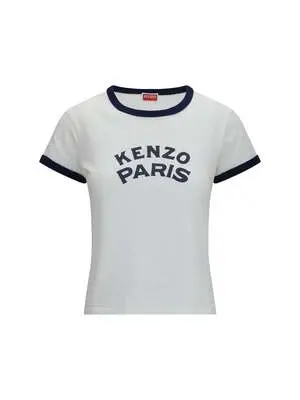 Kenzo Emblem Cotton T-shirt - White