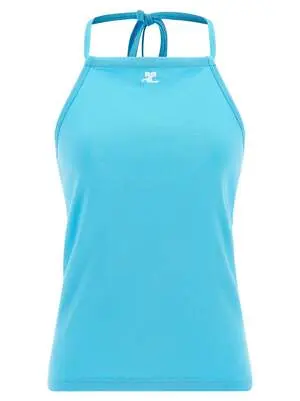 Courreges Tie Detailed Camis Tanks For Women