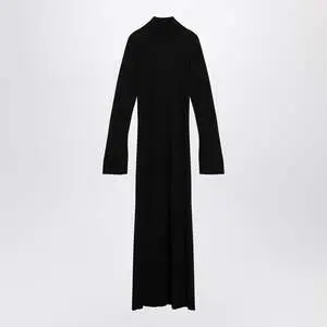 TOTEME Cashmere Blend Turtleneck Dress - Black