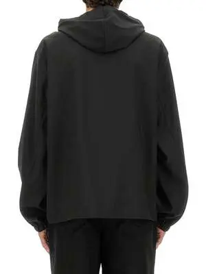 Givenchy Zip Hooded Sweatshirt - Black