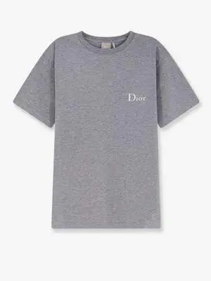 Dior Cotton T-shirt With Embroidery - Multicolor