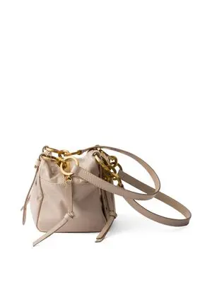 Prada Leather Bucket Bag - Multicolor