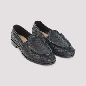 Bottega Veneta Silenzio Loafers - Black