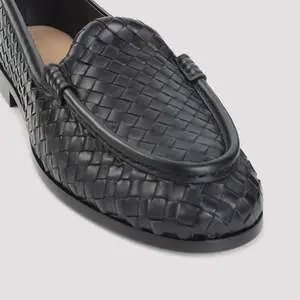 Bottega Veneta Silenzio Loafers - Black