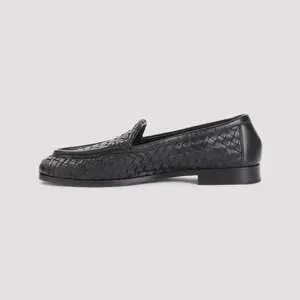 Bottega Veneta Silenzio Loafers - Black