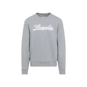 LANVIN Embroidered Logo Sweatshirt - Gray