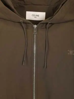 Celine Hooded Zip-up Windbreaker