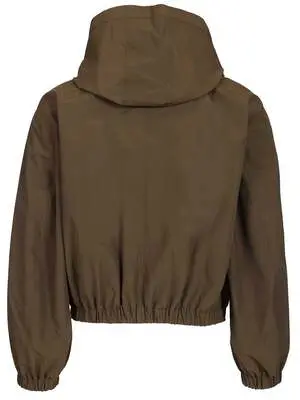 Celine Hooded Zip-up Windbreaker - Green