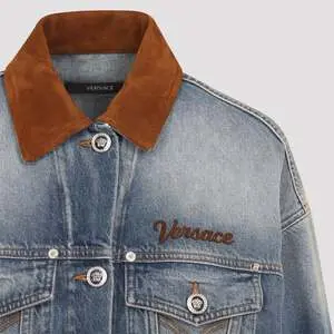Versace Denim Stone Wash Blouson