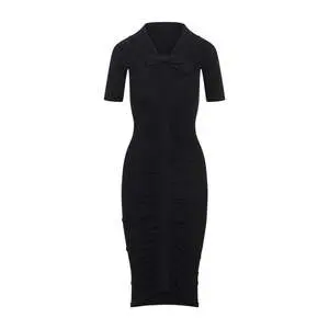 Valentino Garavani Viscose Midi Dress With Bow Detail