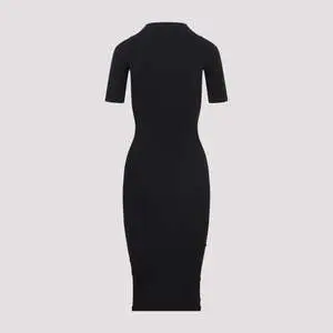 Valentino Garavani Viscose Midi Dress With Bow Detail