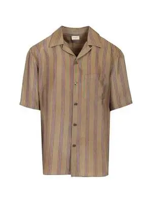 Saint Laurent Casandre Striped Shirt - Multicolor