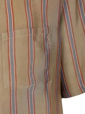 Saint Laurent Casandre Striped Shirt - Multicolor