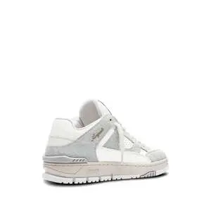 Axel Arigato Grey Leather And Suede Panel Low-top Sneakers - Gray