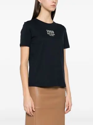 Max Mara Logo Cotton T-shirt - Multicolor