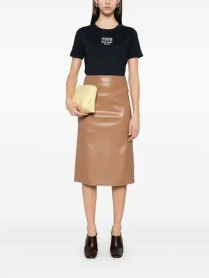 Max Mara Logo Cotton T-shirt - Multicolor