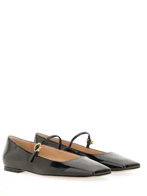GIANVITO ROSSI Ballerina Christina 05 Mary Jane Flats - Black