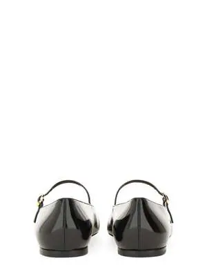 GIANVITO ROSSI Ballerina Christina 05 Mary Jane Flats - Black