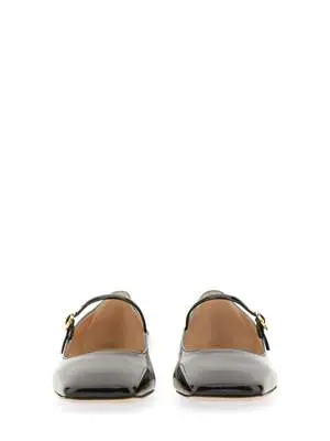 GIANVITO ROSSI Ballerina Christina 05 Mary Jane Flats - Black